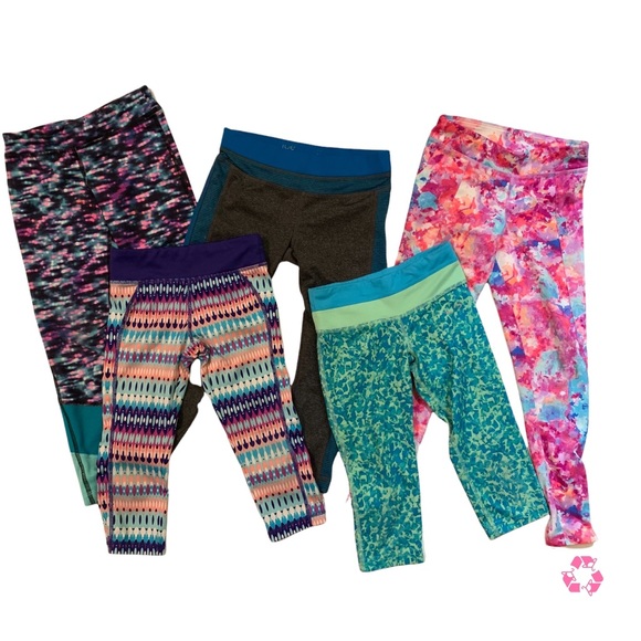 Bottoms | Lot Of 5 Girls Athleisure Yoga Pants Size 6x | Poshmark
